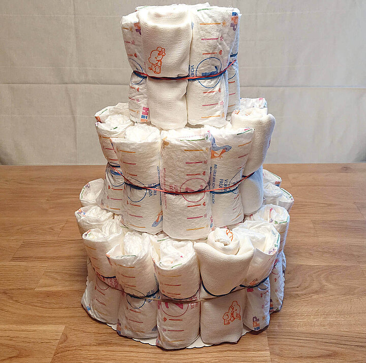 Windeltorte selber machen: DIY Anleitung zum Basteln