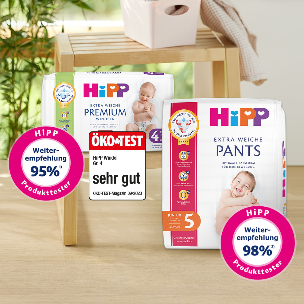 Windeln für Babys & Neugeborene » HiPP Babysanft Windeln | HiPP