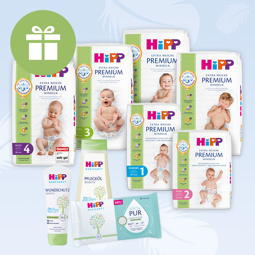 Windeln für Babys & Neugeborene » HiPP Babysanft Windeln | HiPP