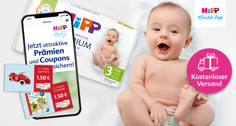 Windeln für Babys & Neugeborene » HiPP Babysanft Windeln | HiPP